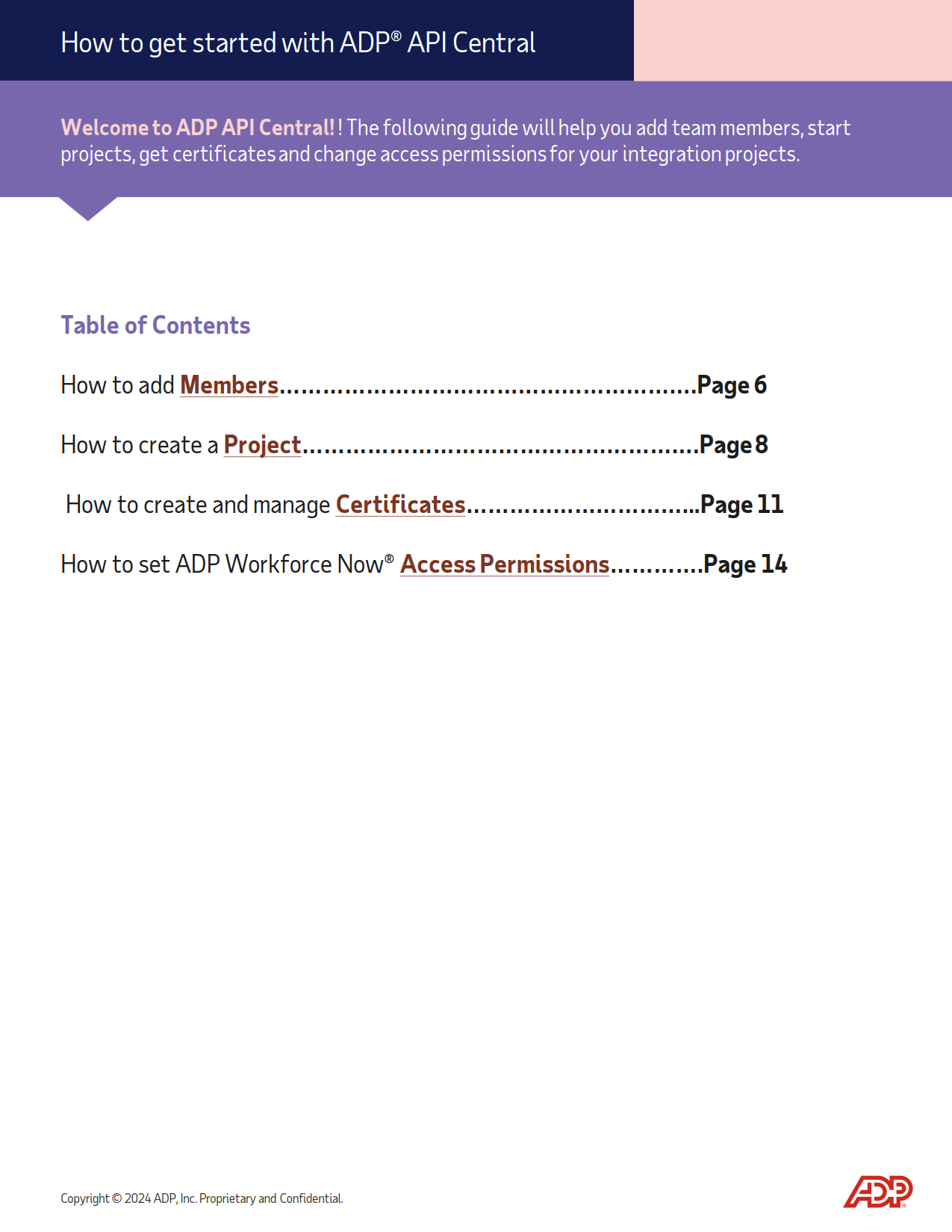 ADP Developer Resources